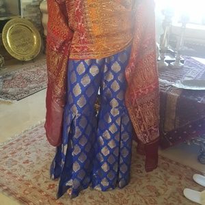 Salwar Kameez | Pants & Jumpsuits | Gharara Pakistani Indian Pleated ...